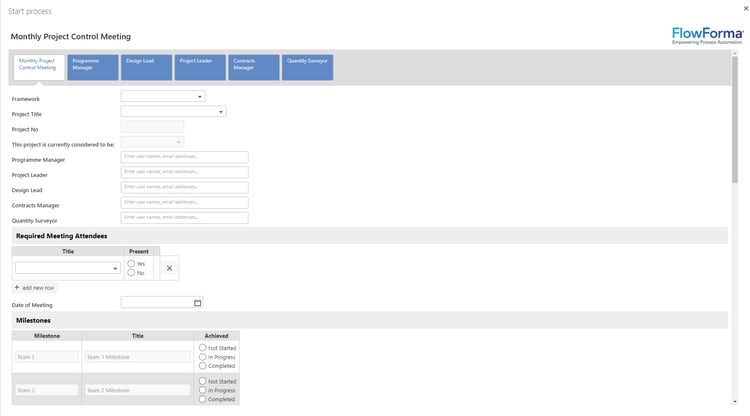Building Construction Software for Contractors | FlowForma